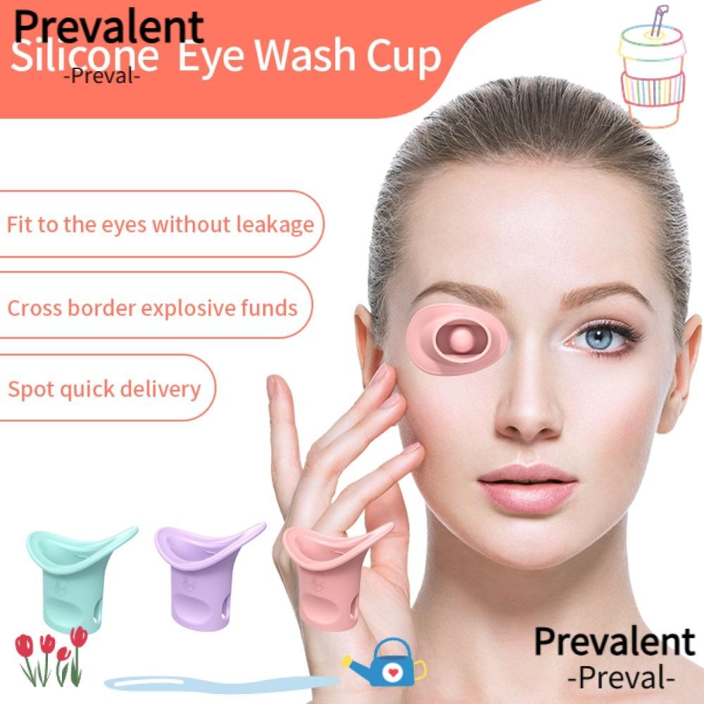 PREVAL Eyes Cleaner, Soft Resuable Eye Wash Cups, Easy to use Eye Bath ...