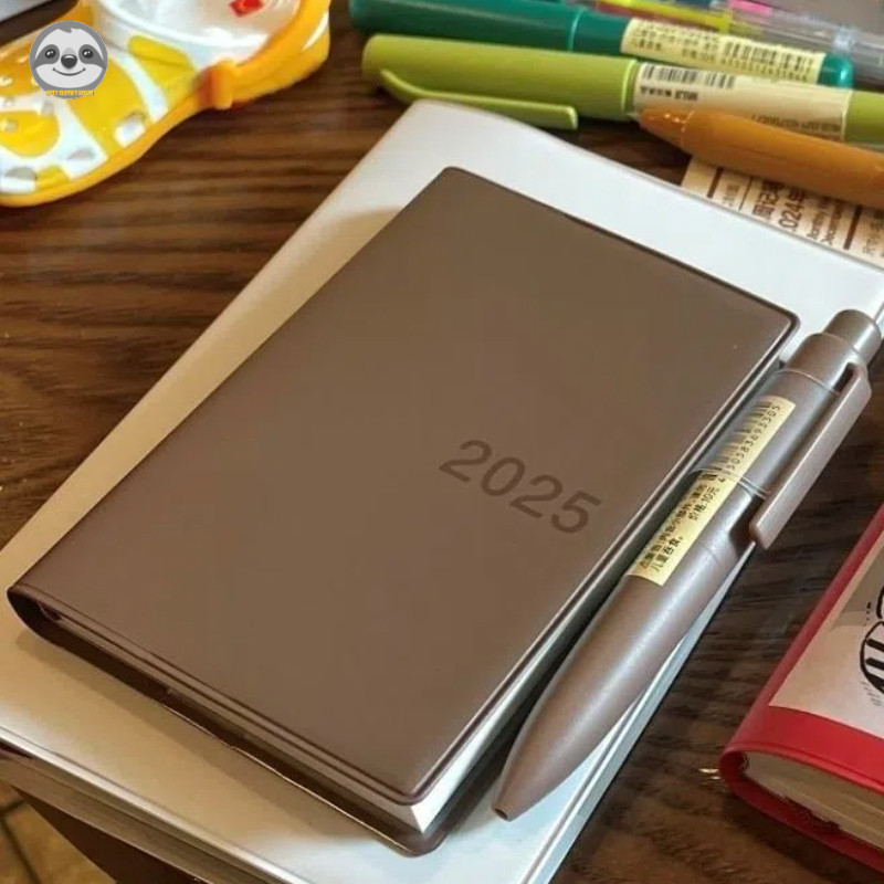 Japanese Muji Style/2025 Mini Month Weekly Notebook (without Pen)/A7 ...
