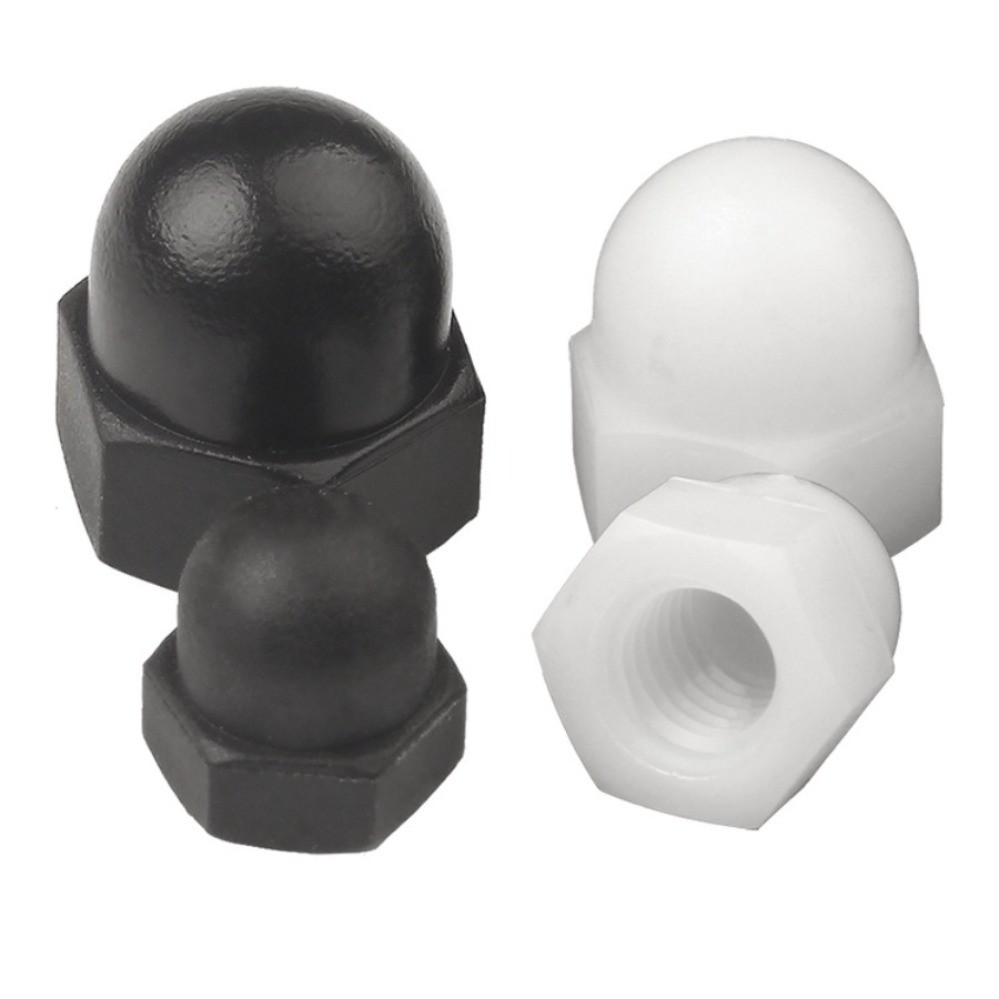 [RL] M3-M12 Nylon Cap Nut Hex Acorn Nuts Insulated Dome Nut Plastic ...