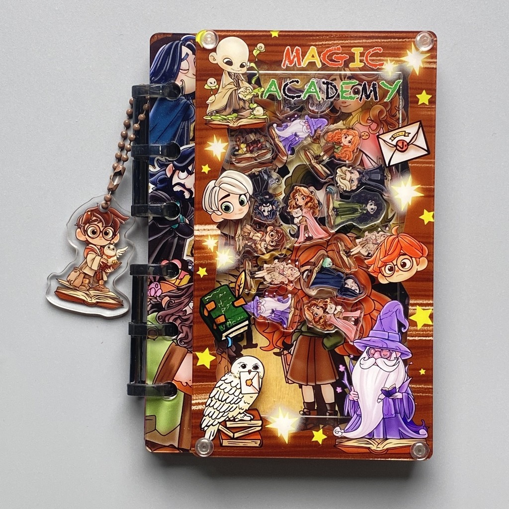 [Ready Stock] [Shaking Notebook] Harry Potter Acrylic Loose-leaf ...