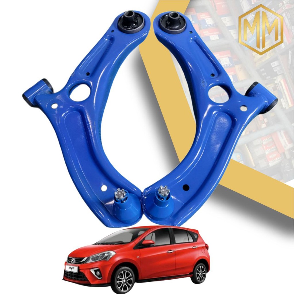 🚨ORIGINAL MARS🚨 HEAVY DUTY BLUE LOWER ARM FOR PERODUA MYVI 3RD GEN ...