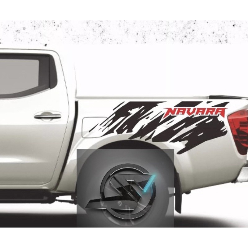 (Ready Stock) S804# Nissan Navara car side Rear Trunk Vinyl Decal ...