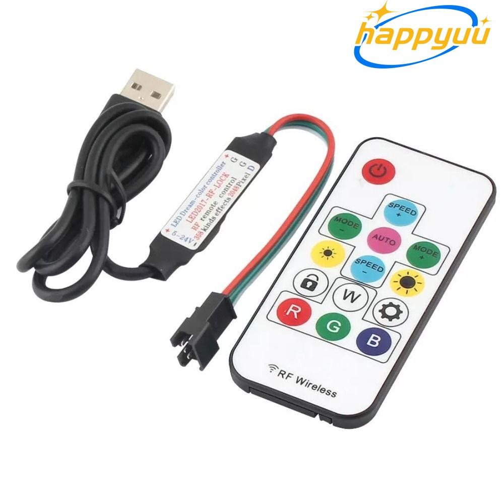 HAPPYUU LED Light Dimmer, 5V RF Wireless LED Strip Controller, High ...