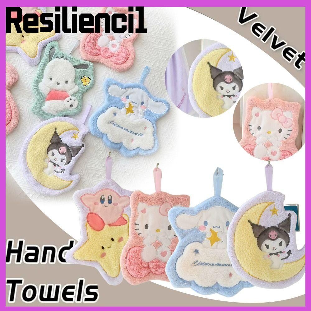 RESILIENCI1 1Pcs Handkerchief, Hanging Type Sanrio Hello Kitty Hand ...