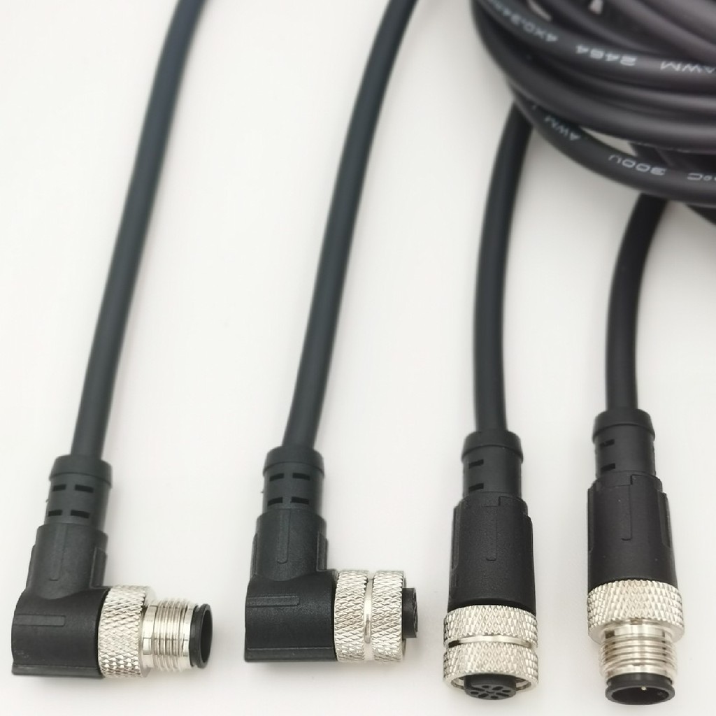 M12 Connector Waterproof Connection Cable Aviation Plug Sensor ...