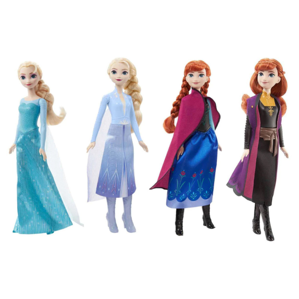 Disney Frozen Fashion Dolls | Mattel | Anna Elsa Doll Kids Toys Pretend ...