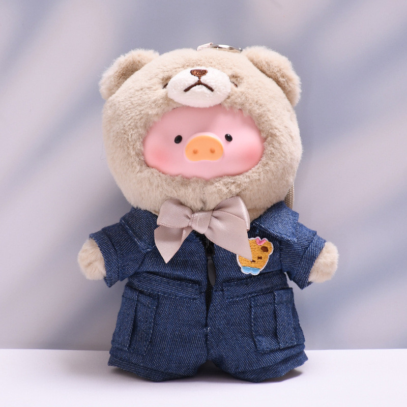 Lulu Pig Clothes LuLu Pig Doll Teddy Pig Baby Clothes Denim Overalls ...