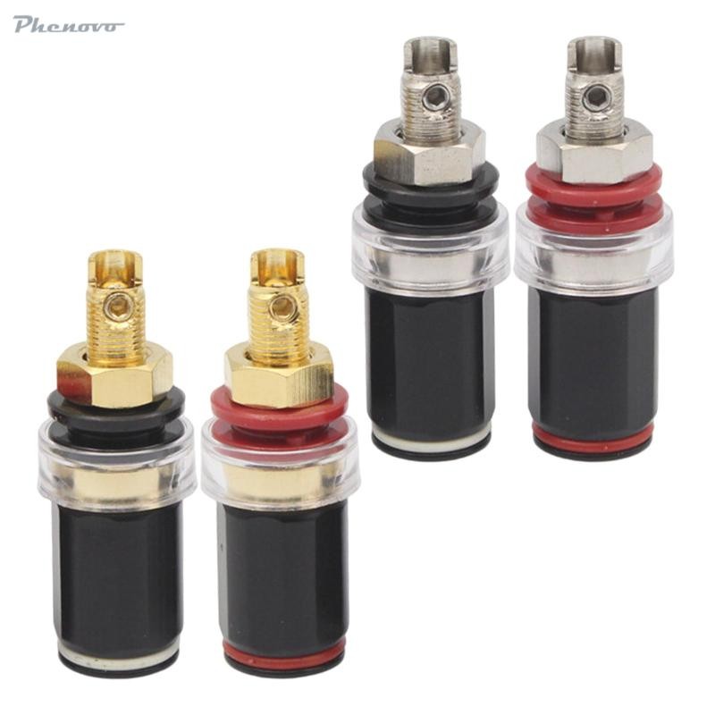 [Colaxi1ddMY] 2 Speaker Terminal 50mm Terminal Block Binding Post ...