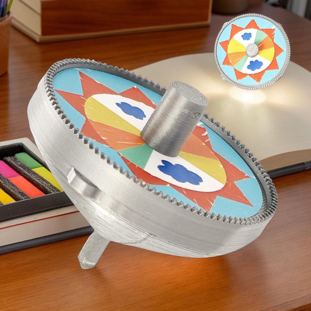 Squid Game V2 Gonggi Spinning Top Rotating Top Desk Toy 3D Printed ...