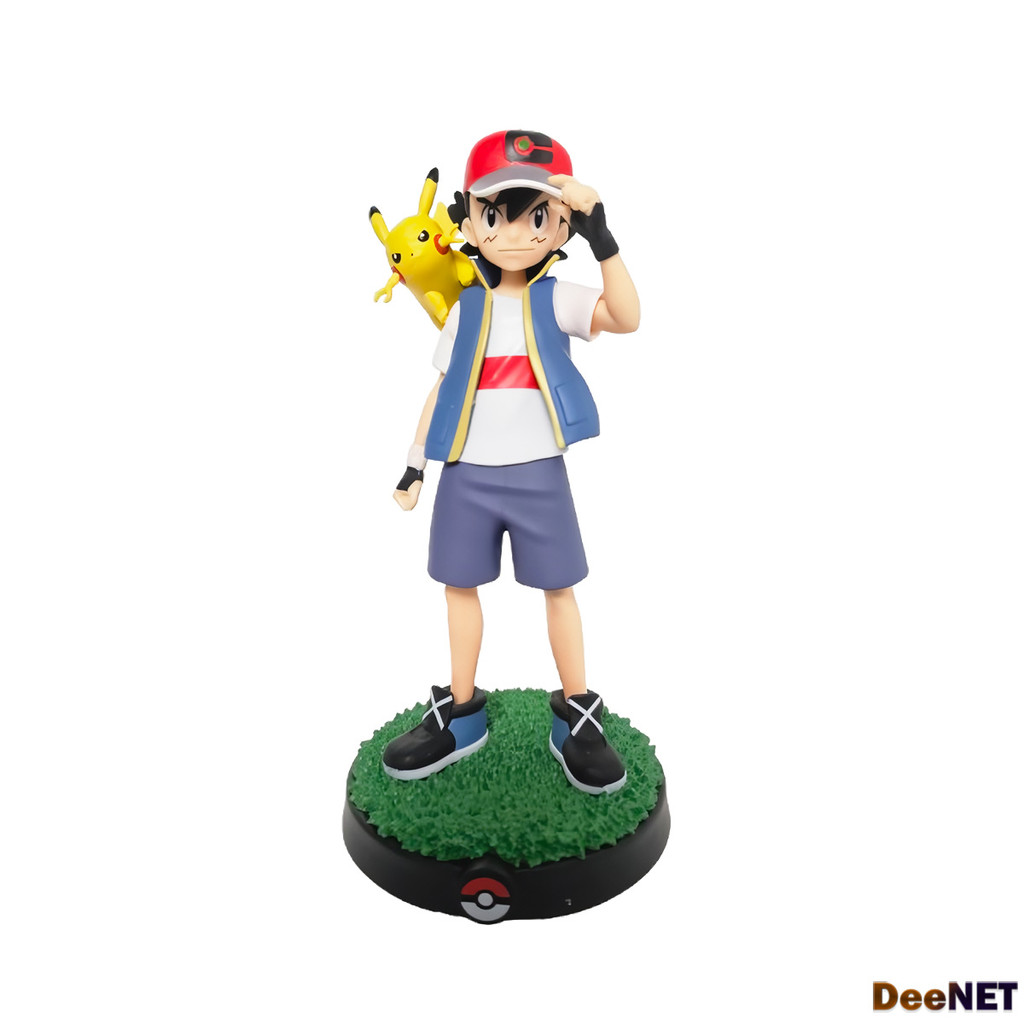 Ash Ketchum Pikachu Pokemon 18cm Action FIgure PVC D-MYA050 | Shopee ...