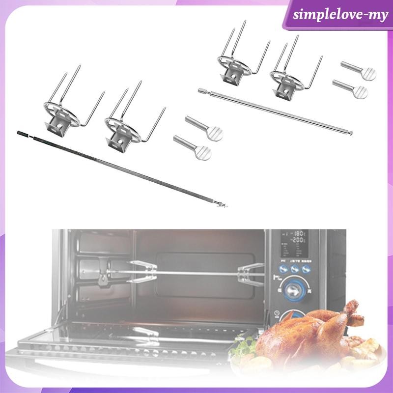 [SimpleloveMY] Chicken Fork Rotating Chicken Roaster Rack for Backyard ...