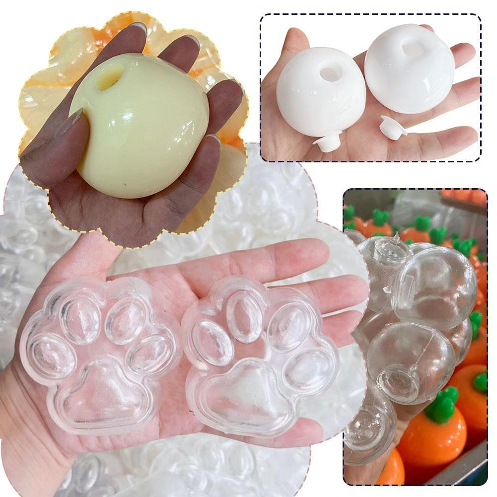 Diy Soft Empty Ball Stress Relief Toy Quick Rebound Decompression Ball ...