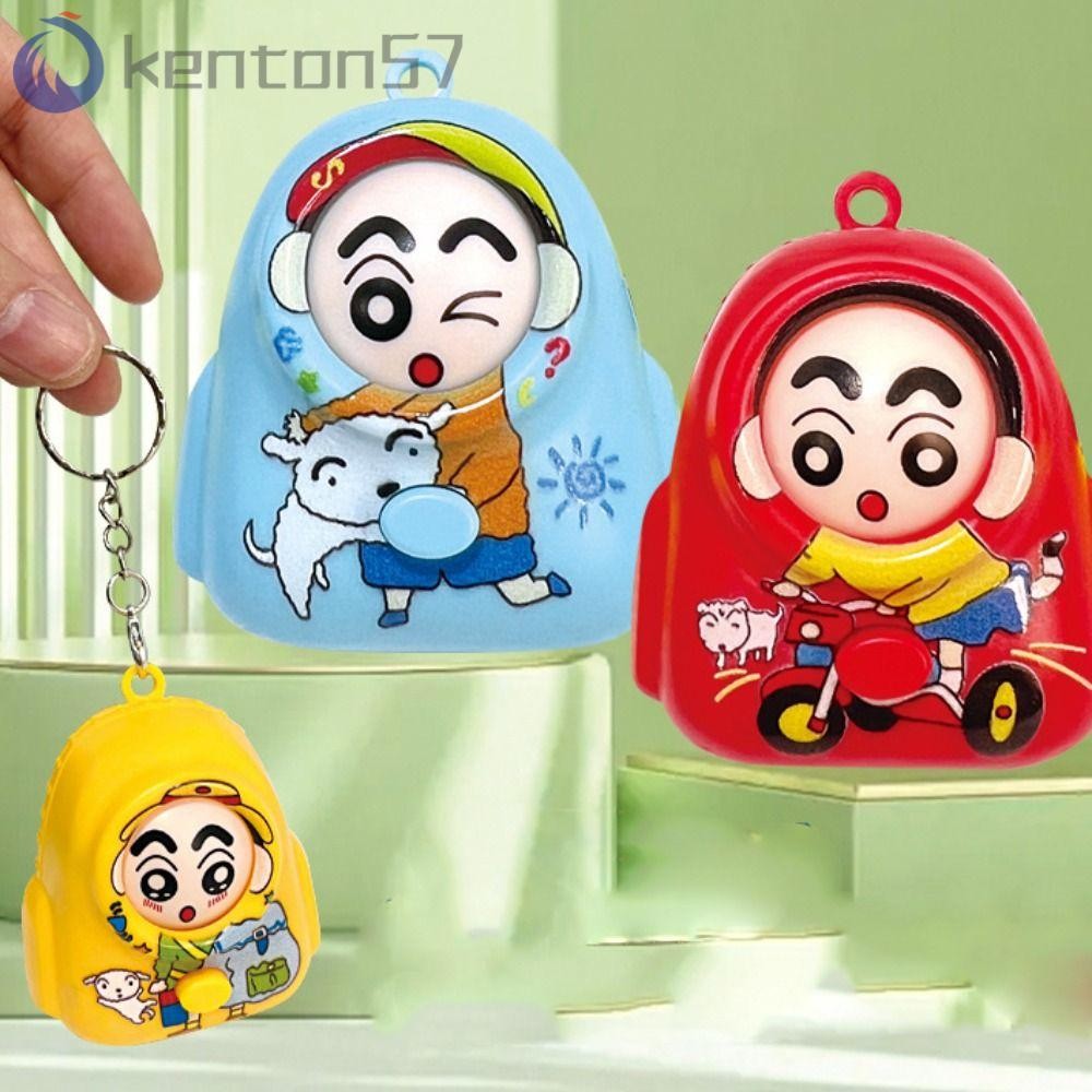 KENTON Crayon Shin-chan Face Changing Doll, With Keychain Plastics ...