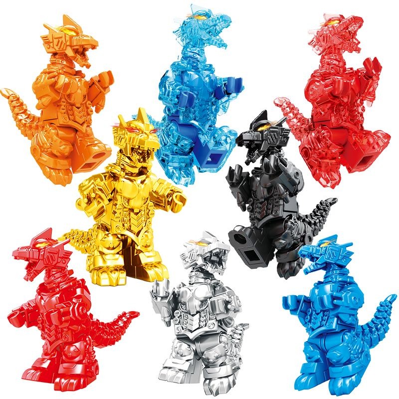 Godzilla Compatible Lego Doll King Kong Ghidorah King of Monsters ...