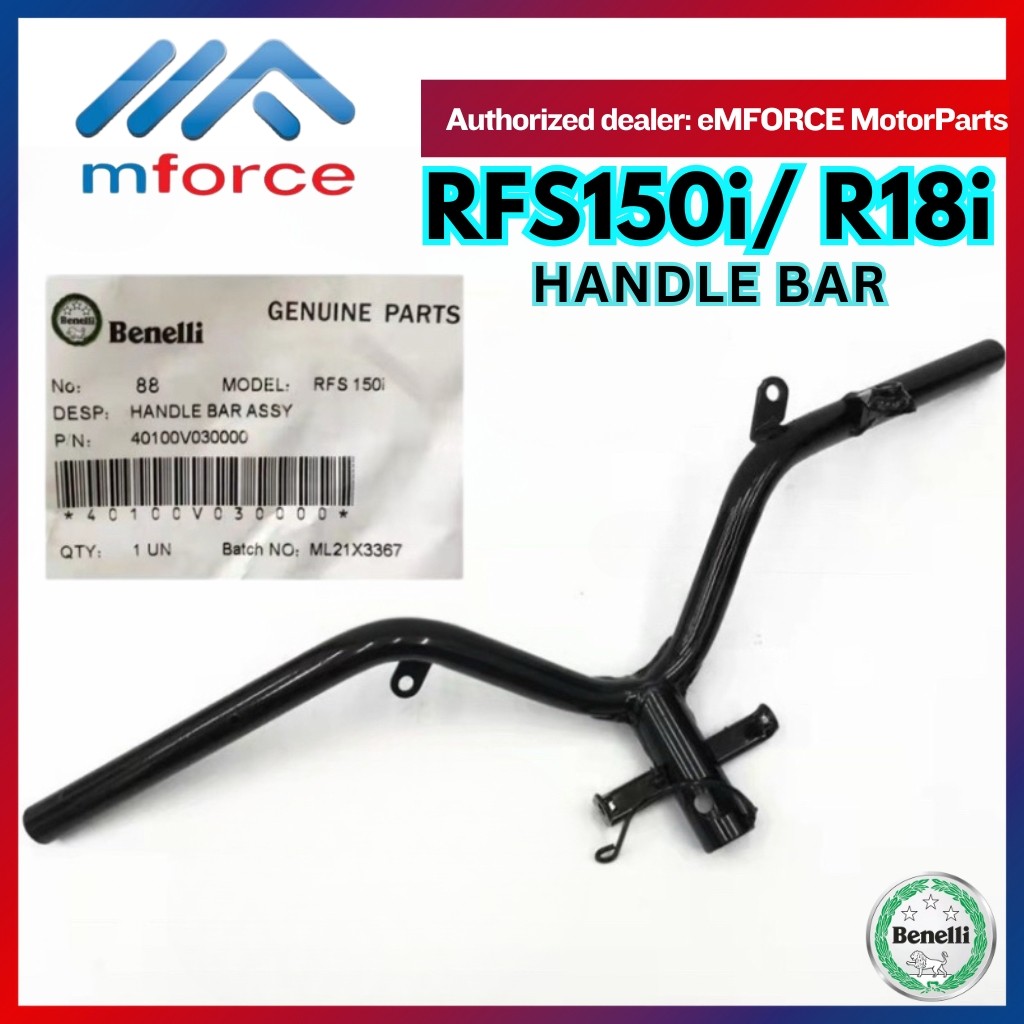 BENELLI RFS 150 RFS150i R18i R18 HANDLE BAR STEERING BAR TANGAN ...