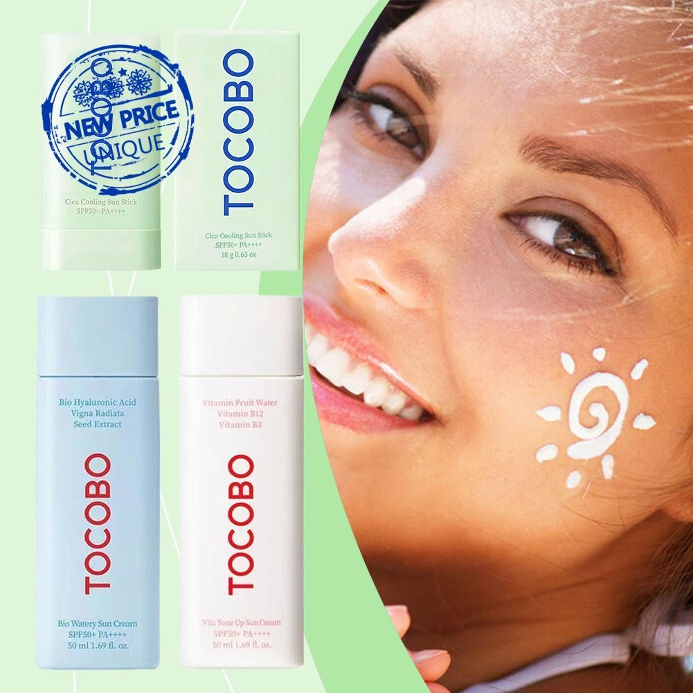 Tocobo Facial Sunscreen Cream Spf 50 Pa+ Moisturizing Sunblock Skin ...