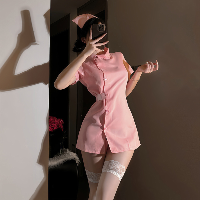 {Order Quick Shipping} Sexy cosplay cos Nurse Costume Pure Desire Bed ...