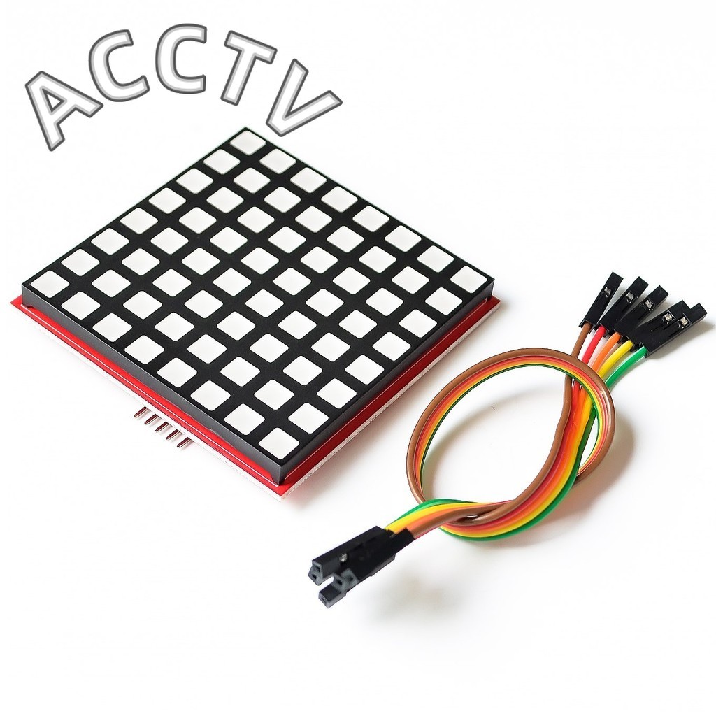 LED Full Color Dot Matrix RGB LED Display Screen Board 8*8 Dot Matrix ...