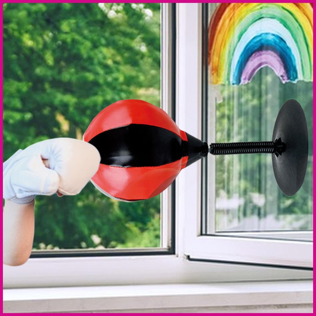 Desktop Speed Bags for Boxing Desk Reflex Speed Suction Cup Punching ...