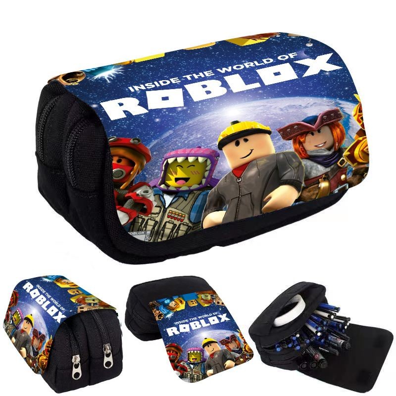 Pencil Box Kids Boy Stationary Pen Case Roblox Game Minecraft Am0ng Us ...