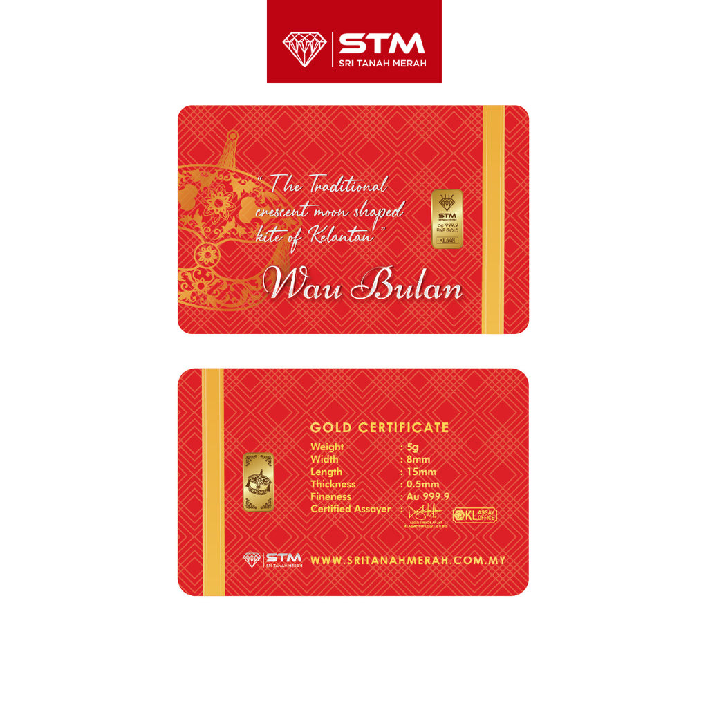 WAU Edition: Gold Bar Card 5g | Shopee Malaysia