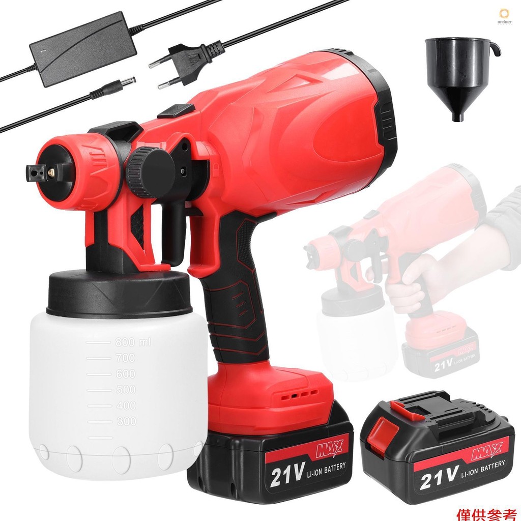 Handheld 21V Electric Sprayer Output Volumes Adjustable Spraying ...
