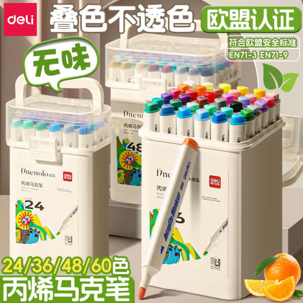 colour pencil pencil warna Penanda akrilik deli, pen cat air legap dan ...