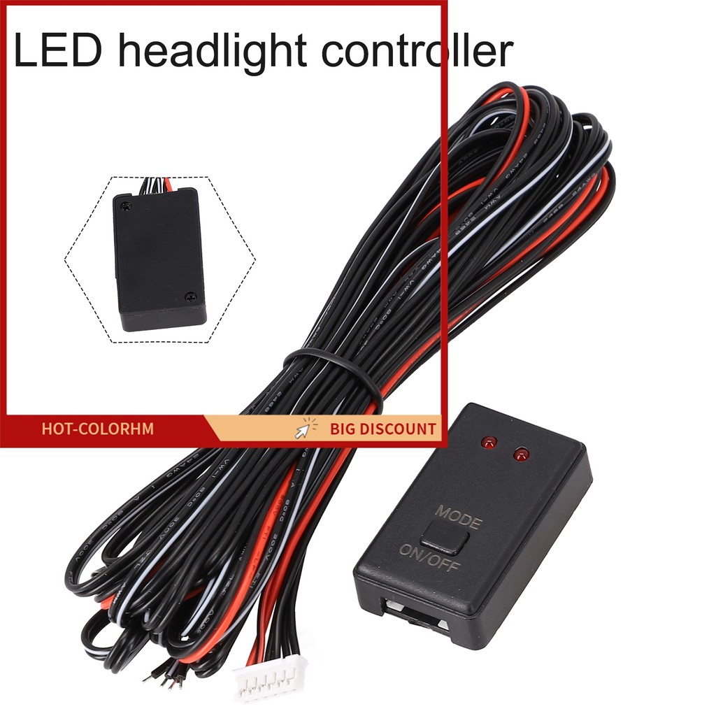 [COLORHM] Strobe Flash Controller Flasher Module for Car LED Brake Stop Tail Light 12V-24V ...