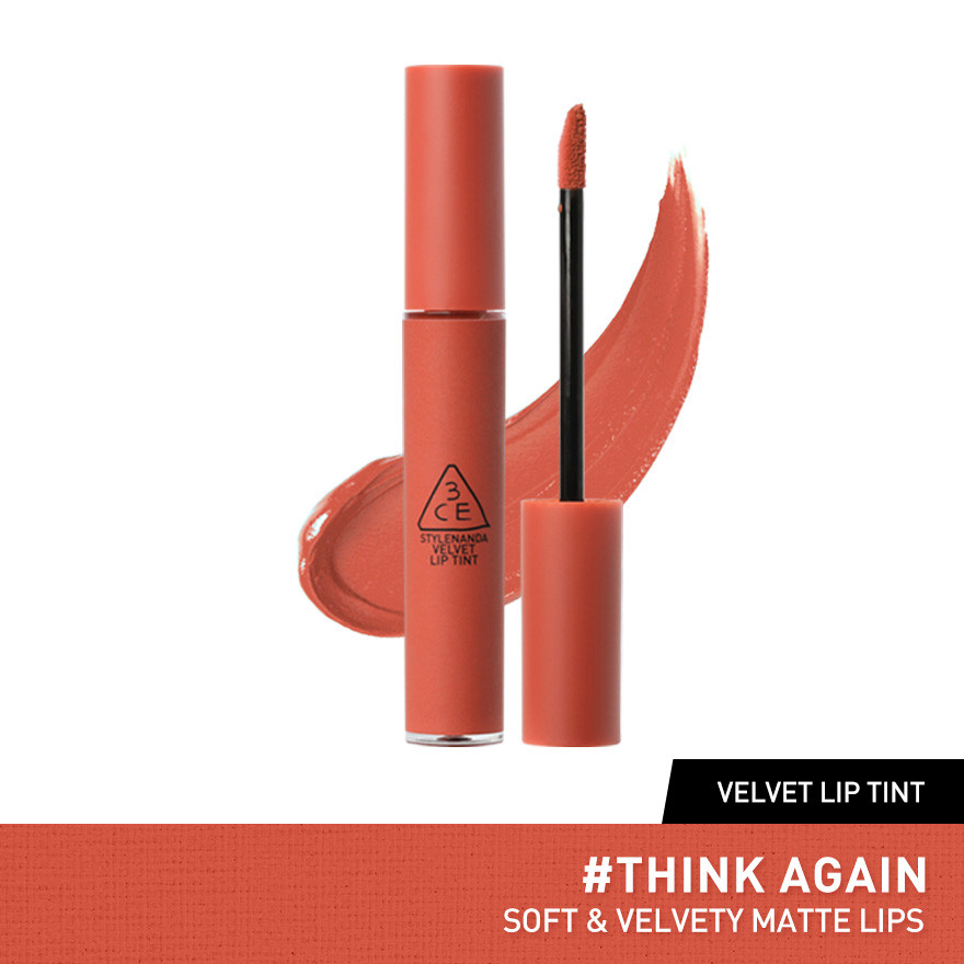 3CE Velvet Lip Tint Think Again | Shopee Malaysia