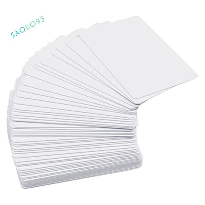 Premium Blank PVC Cards, CR80 30Mil Graphic Quality White Plastic Cards ...