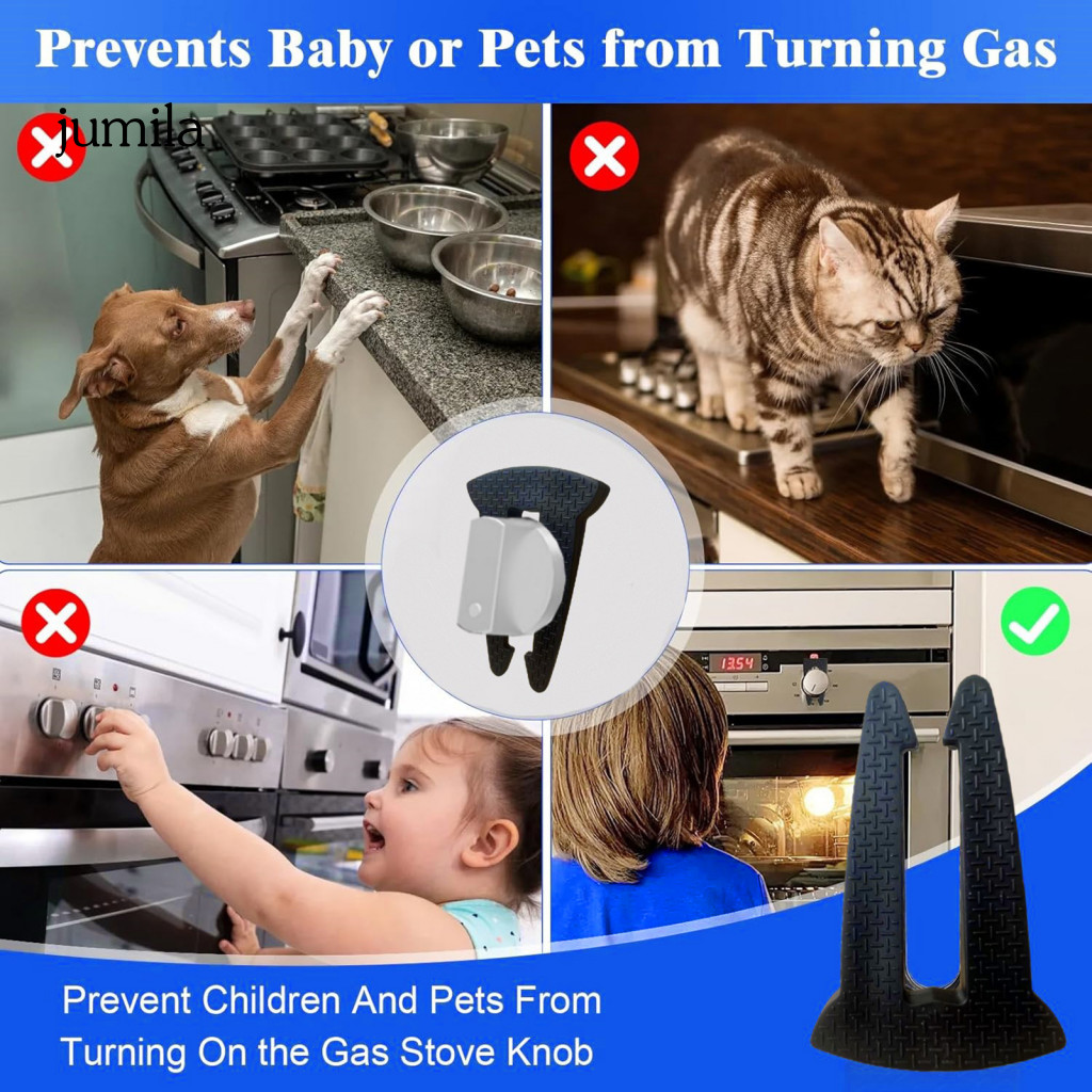 [JU] Oven Lock for Gas Stove Child Safety Gas Stove Knob Locks Heat ...