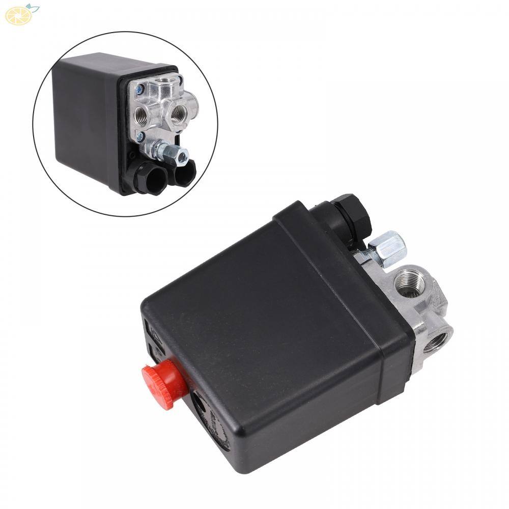 Air Compressor Pressure Switch 90 PSI -120 PSI Valve 240V Metal ON/OFF ...