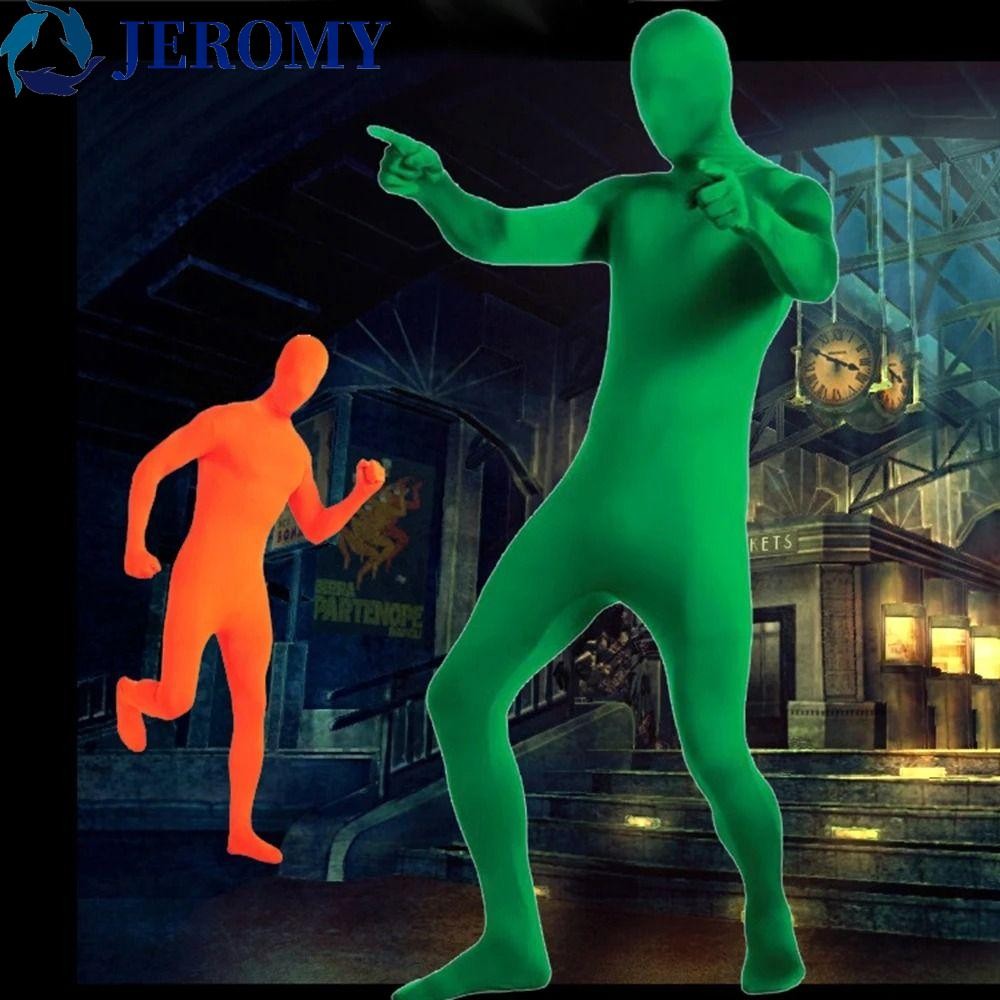 JEROMY Full Body Suit, Invisibility Cloak Jumpsuit Kid Adult Zentai ...