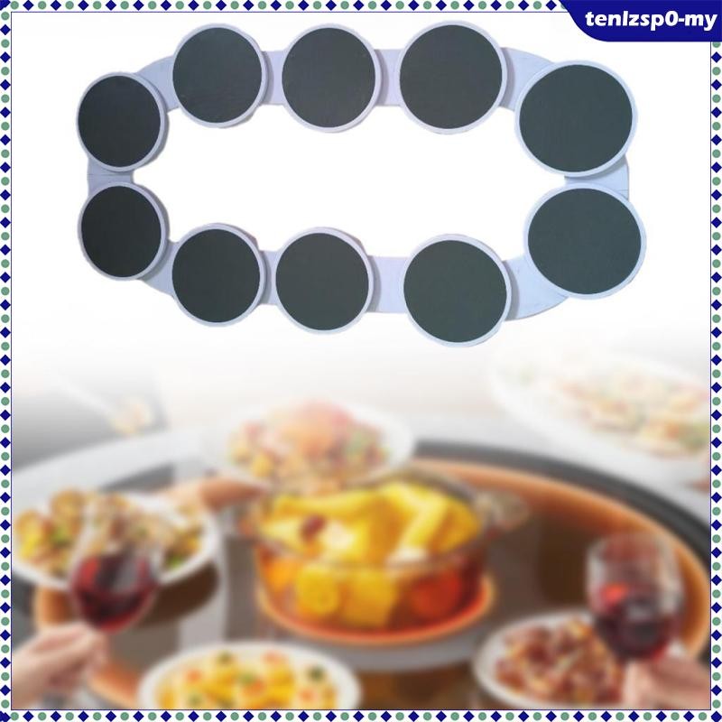 [tenlzsp0] Rotating Dining Rotating Food Turntable Food Serving Non ...