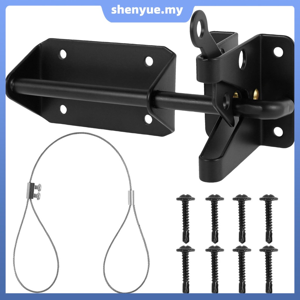 Heavy Duty Automatic Gate Latch 7.4 inch Self Locking Gravitation Door ...