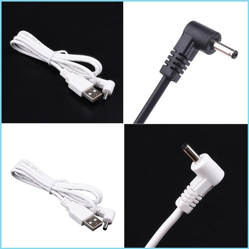 RUN USB to for DC 5V Power Cable 1m Elbow Jack for DC 3 5x1 35mm to USB ...