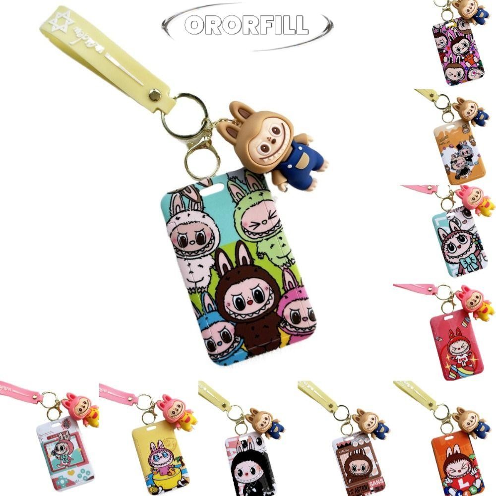 ORORFILL Car Key Ring, Cartoon Image for Bubble Mart Comes with Lanyard ...