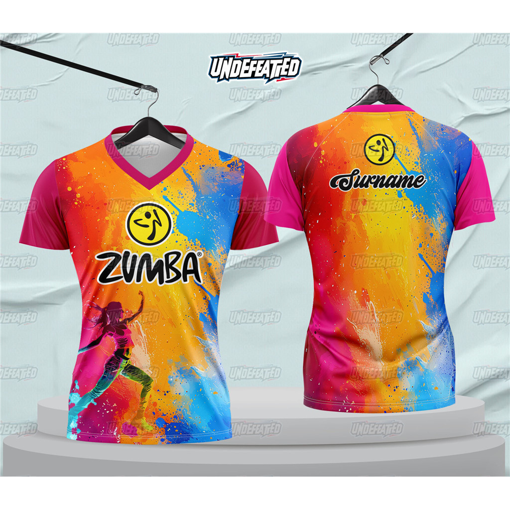 【Free Custom Name & Number】Sublimation Shirt 2025 Love Zumba Zumbawear ...