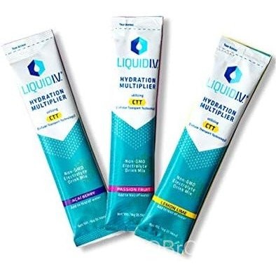 Liquid IV Hydration Multiplier Variety Pack Electrolyte Powder (6 Count ...