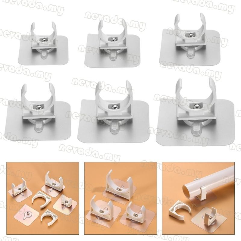 Nevʚ ɞ Pack Of 10 PVC Holders Anti Corrosion Clamps for Homes Office ...