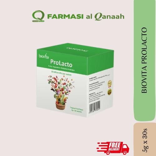 BIOVITA PROLACTO PROBIOTICS WITH PREBIOTICS 5G X 30 SACHETS probiotik ...