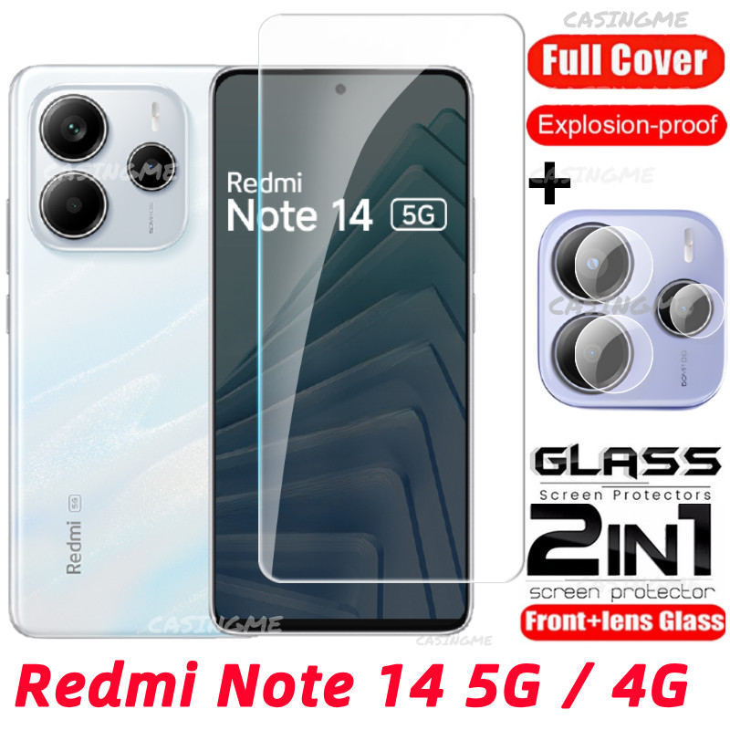 Redmi Note 14 5G 2025 Full Cover Tempered Glass Flim For Redmi Note14 ...