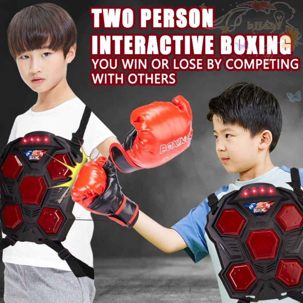 BLISS Interactive Boxing Toy Set, Adjustable Strap Creative Electronic ...