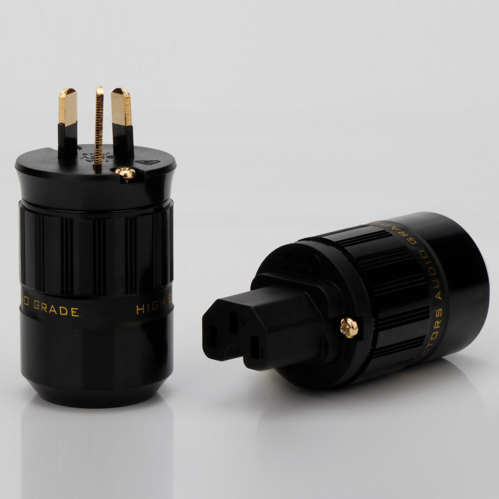 High End US/EU/AU IEC EU Standard Socket Connector Male Female Power ...