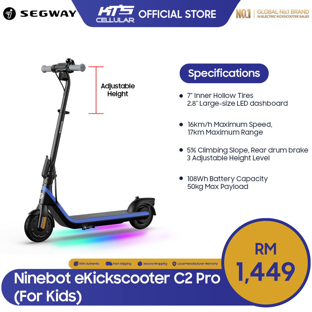 Segway-Ninebot Electric Kick Scooter C2 Pro | Shopee Malaysia