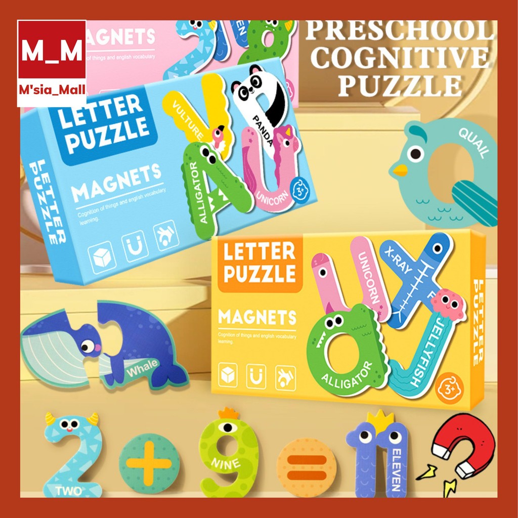 Magnetic Alphabets and Numbers Fridge Magnet Abc Magnetic for kid ...