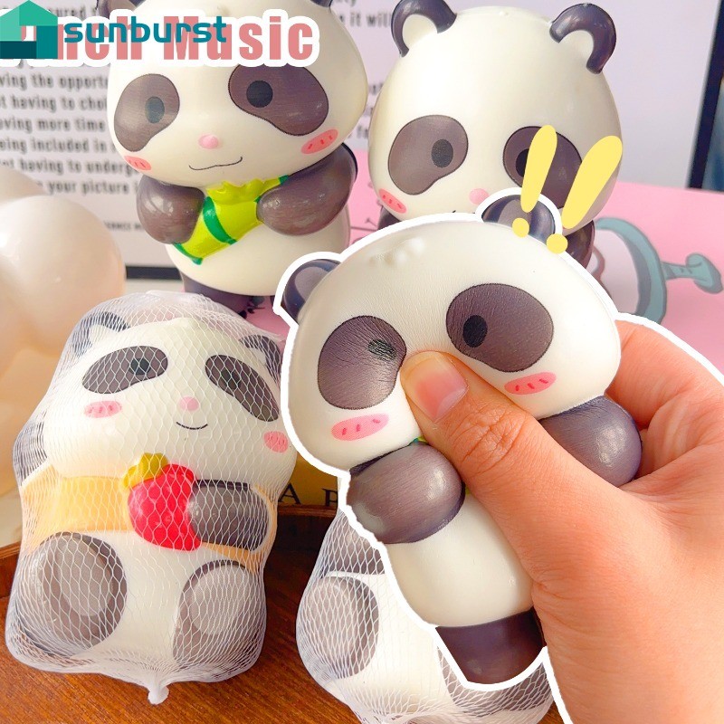 Kawaii Panda Slow Rebound Squeeze Toy - Reduce Stress Soft Squeeze Toy ...
