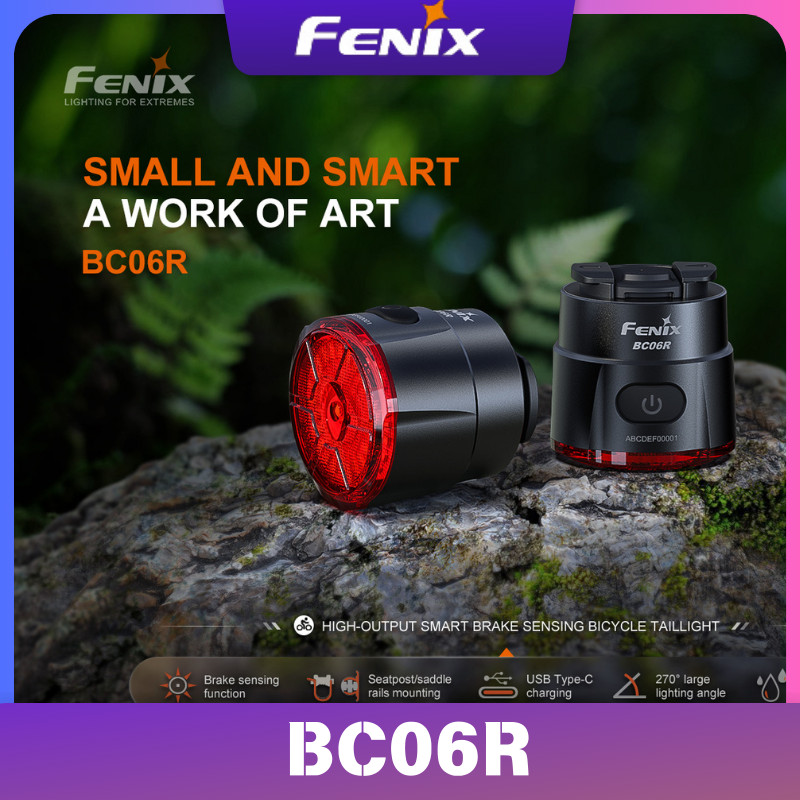 FENIX BC06R Bike Light 90Lumens Type-C Rrchargeable Flashlight 270 ...