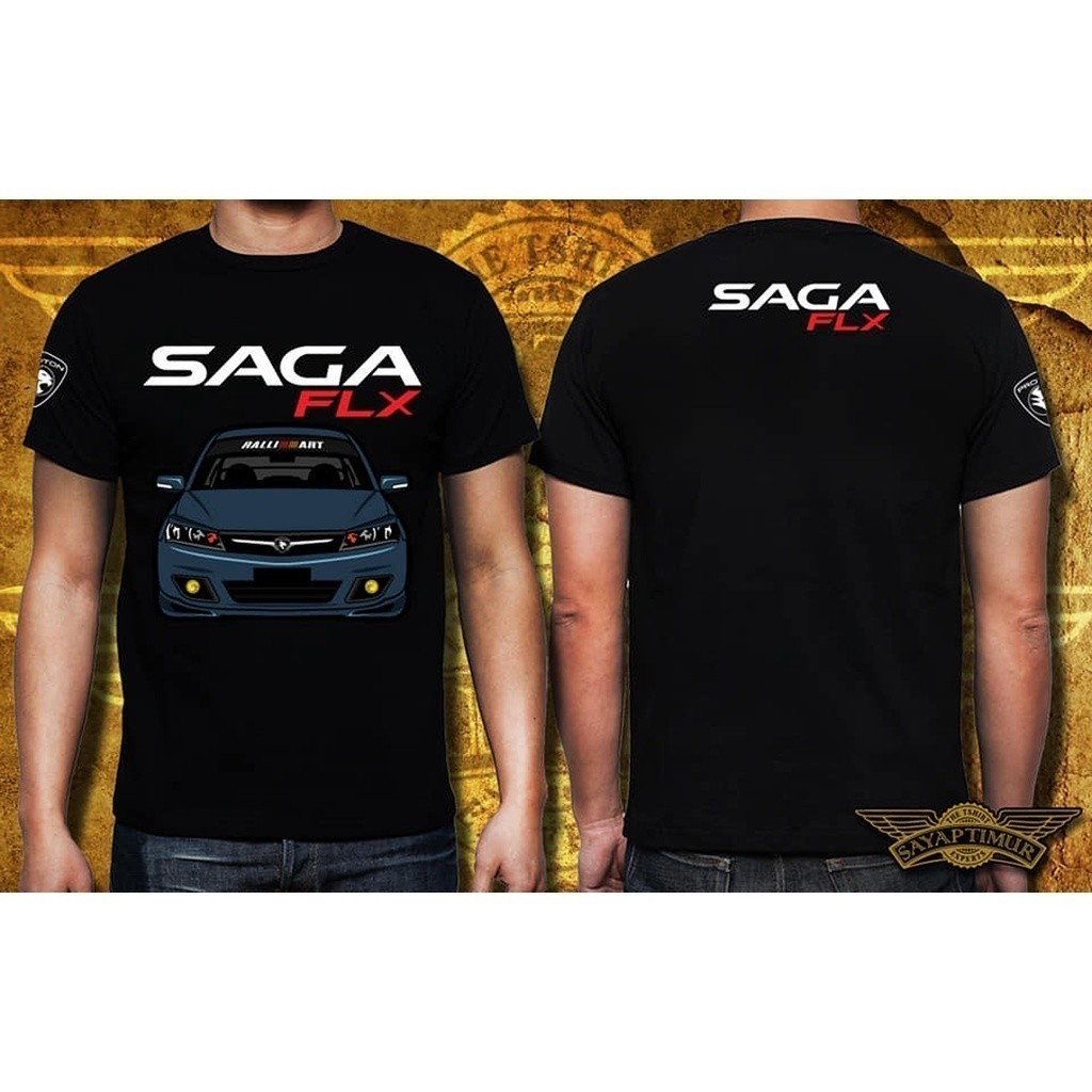 fashion FLX 2025 Edition Saga Proton *D2 (Black Tshirt) | Shopee Malaysia
