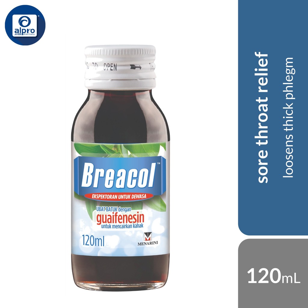 Breacol Cough Syrup 120ml | For Adult | Shopee Malaysia